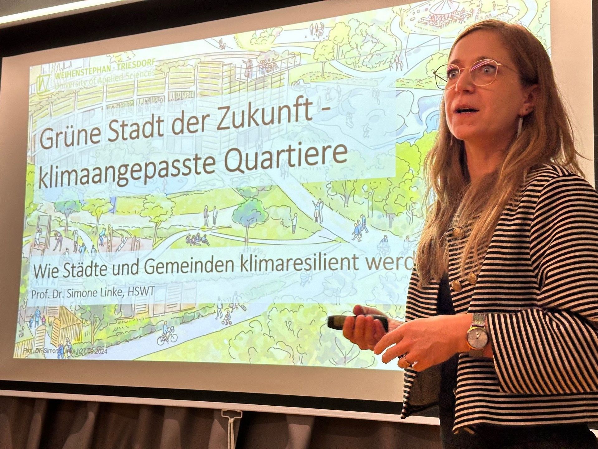 Vortrag: „Grüne Stadt der Zukunft – klimaangepasste Quartiere“ von Frau Prof. Dr. Simone Linke ...